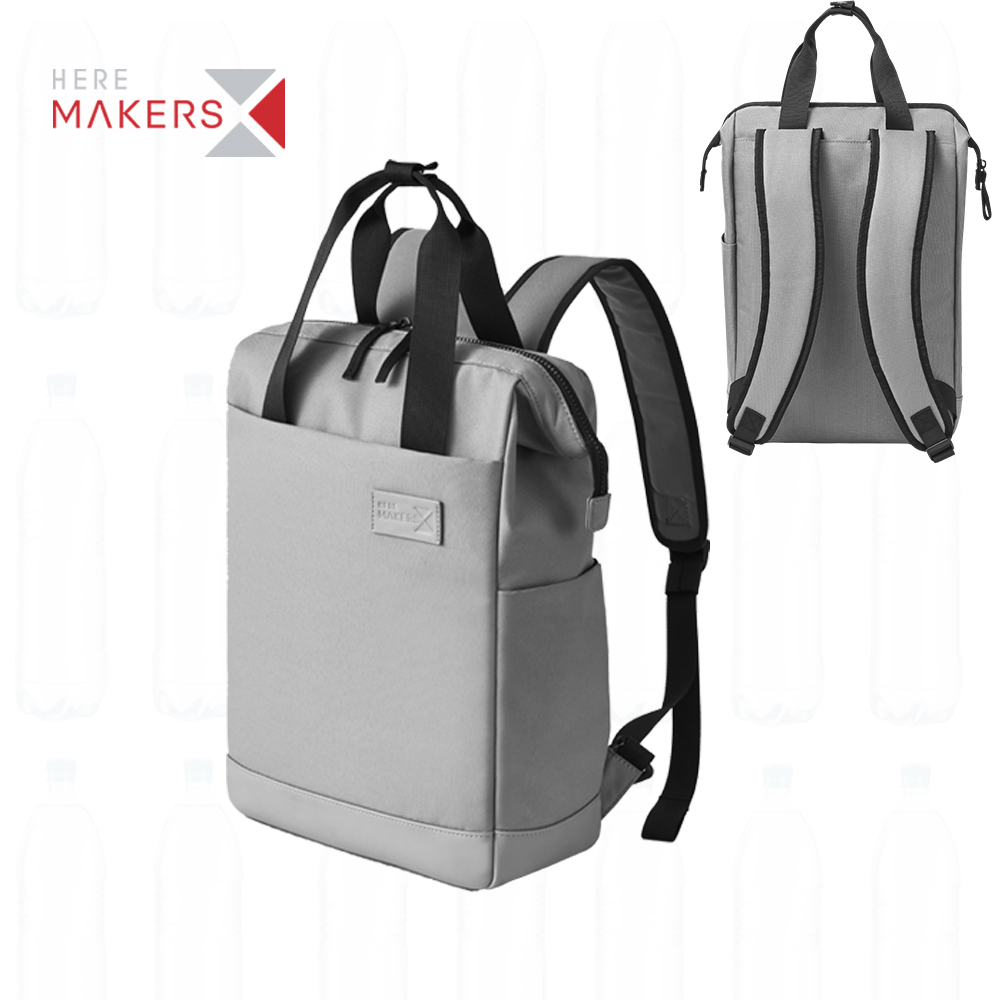 RPET Fabric Eco-Friendly Fashion Backpack With PU Trims - Buy Eco ...