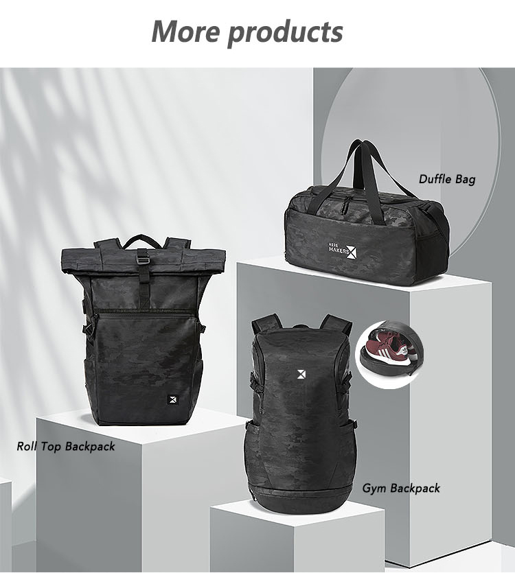 Travel Backpack with Shoes Compartment for Gym Sports Hiking Water ...